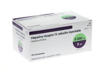 HEPARINA HOSPIRA 1% SOLUCION INYECTABLE